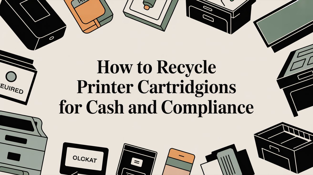 How to Recycle Printer Cartridges for Cash and Compliance