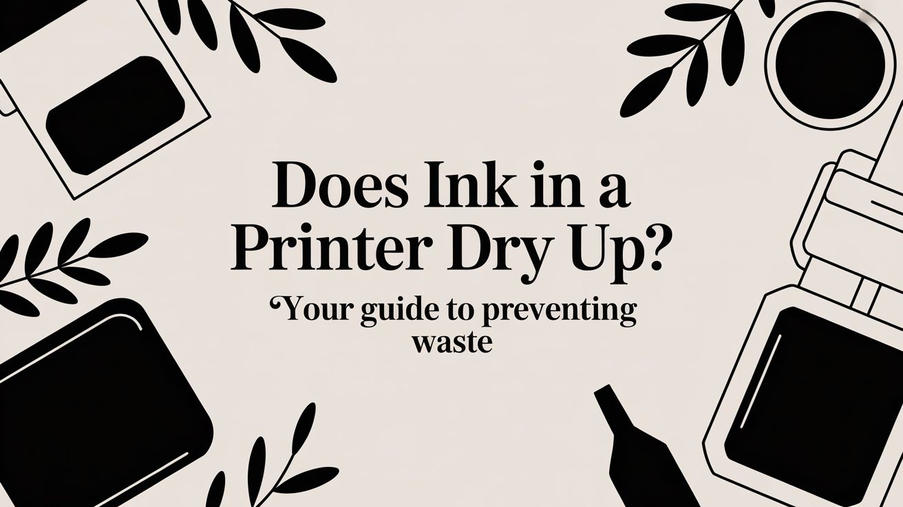 Does Ink in a Printer Dry Up? Your Guide to Preventing Waste